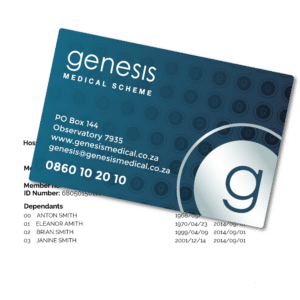 Electronic Membership Cards - Genesis Medical Scheme